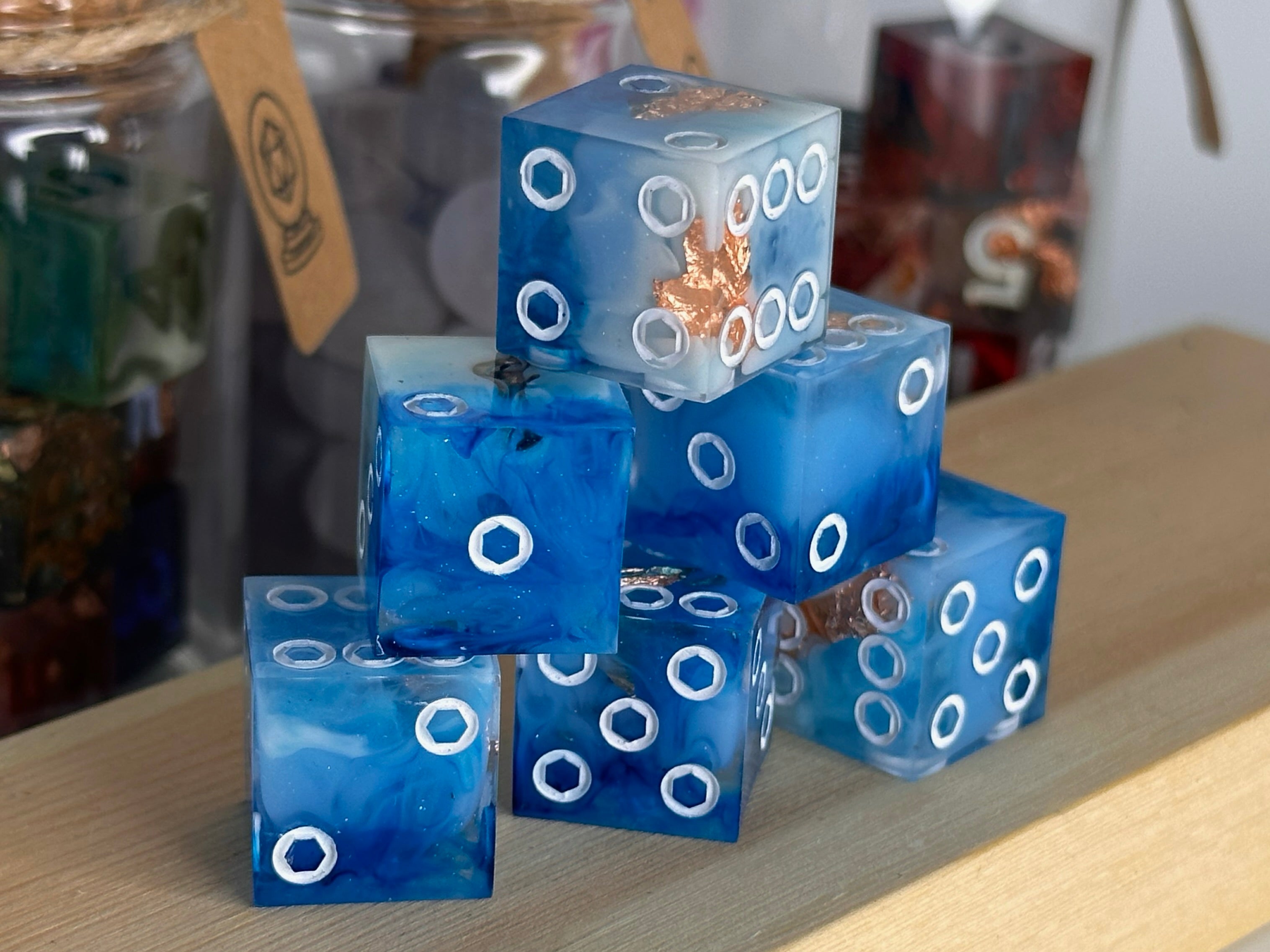 Board Game "Pip" D6s – Attic Arcana Dice Creations